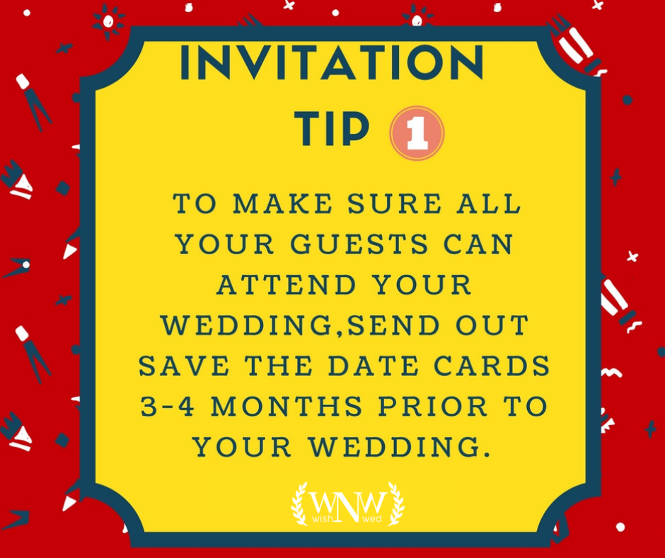 Expert Wedding Invitation Tips that you should definitely know