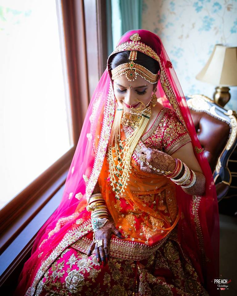 Beautiful and Trendy Matha Pattis Real Brides wore on their Wedding