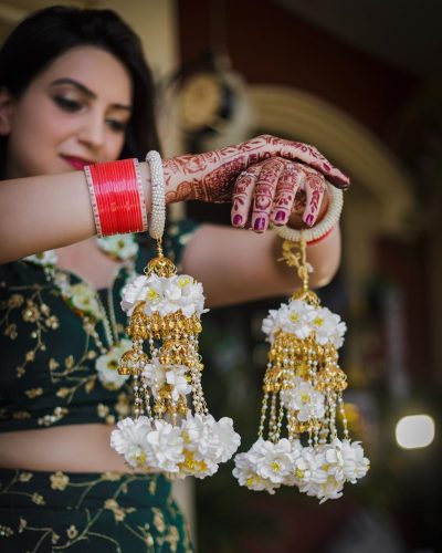 19+ Beautiful Floral Kaleere Designs Spotted On Real Brides - Wish N Wed