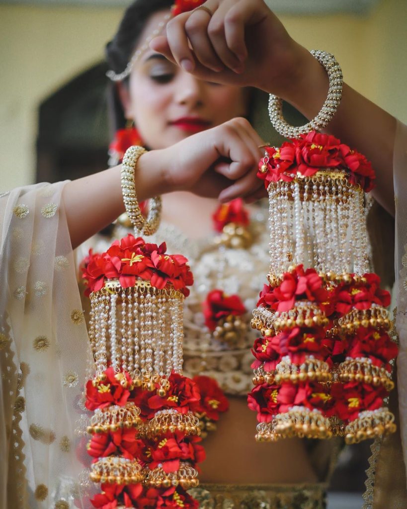 19+ Beautiful Floral Kaleere Designs Spotted On Real Brides - Wish N Wed