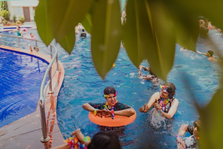 A Fun Destination Wedding In Goa With The Couple In Pretty Coordinated ...